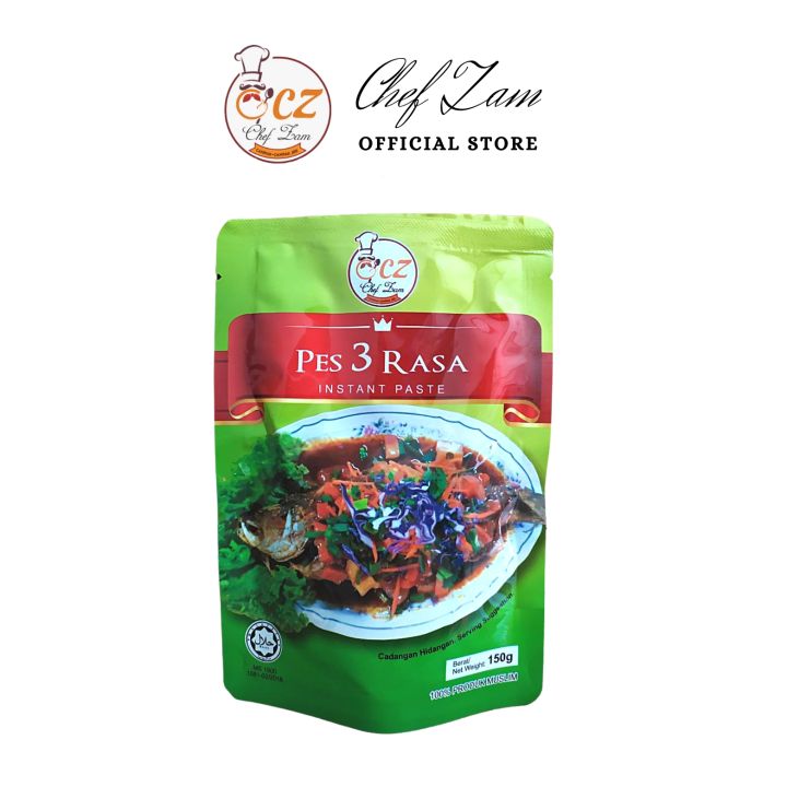 CHEF ZAM Pes 3 Rasa (150Gram) | Lazada