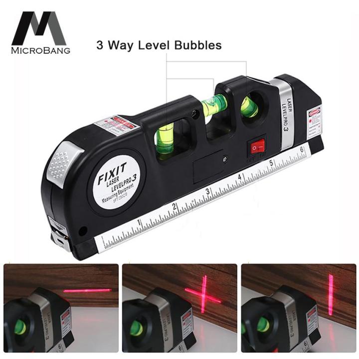 MicroBang Laser Level Horizon Vertical laser measure Line 8ft ...