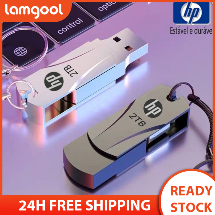 USB Flash Drive HP USB2.0 2TB Waterproof Metal Flashdrive Pen Drive ...