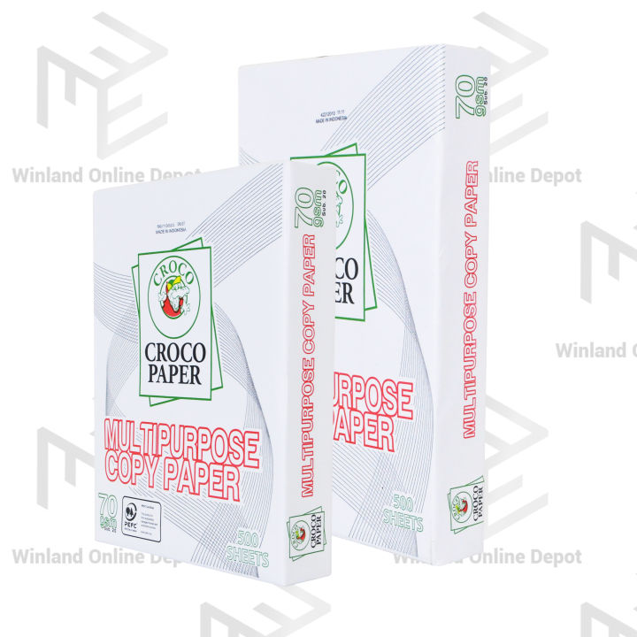 Croco by Winland Multipurpose Copy Paper / Bond Paper Long & Short Sold ...