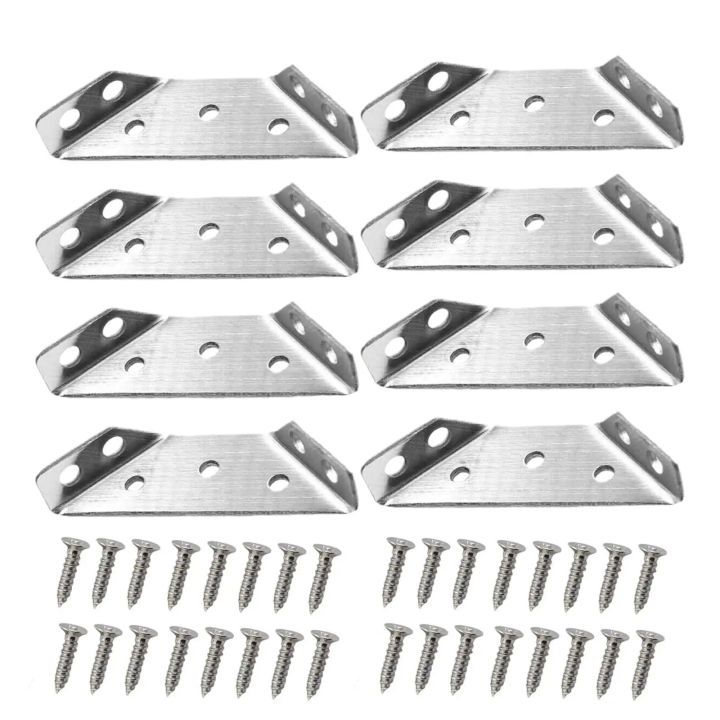 5/20Set Universal Furniture Corner Connector Stainless Steel Corner ...