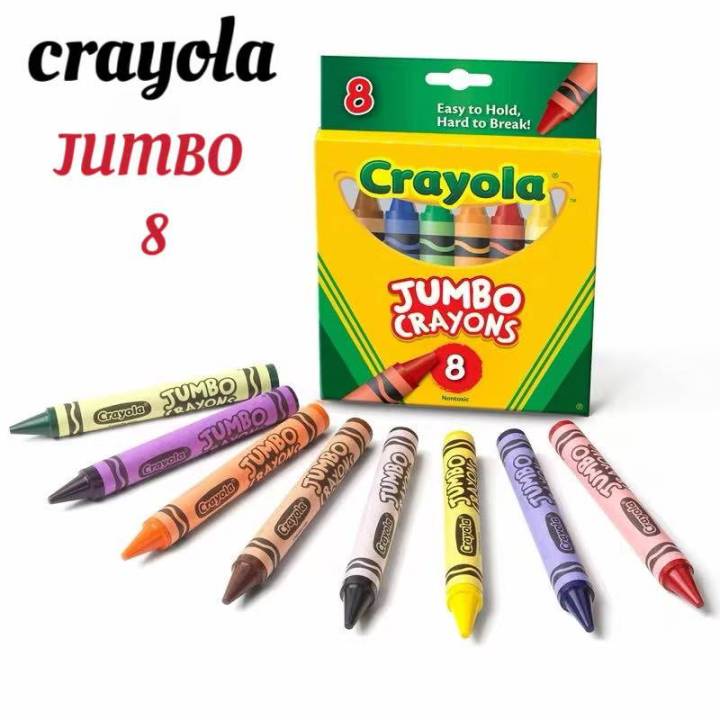 Original Crayola Crayons Non-toxic with JUMBO / SO BIG Crayons | Lazada PH