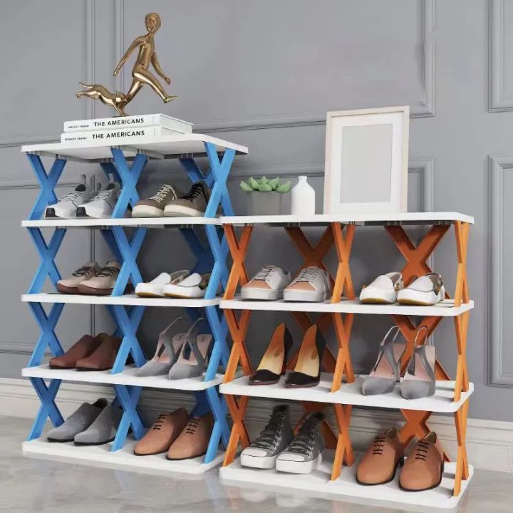 OS TEMPAT SEPATU SANDAL 5 SUSUN / RAK SEPATU PLASTIK 4 TINGKAT RAKIT ...