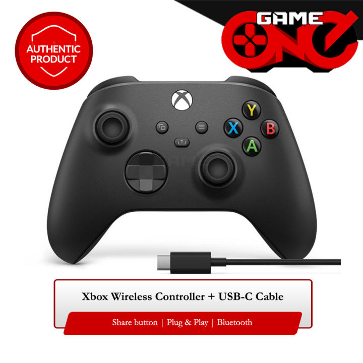 Xbox Wireless Controller + USB-C® Cable - Black | Lazada PH
