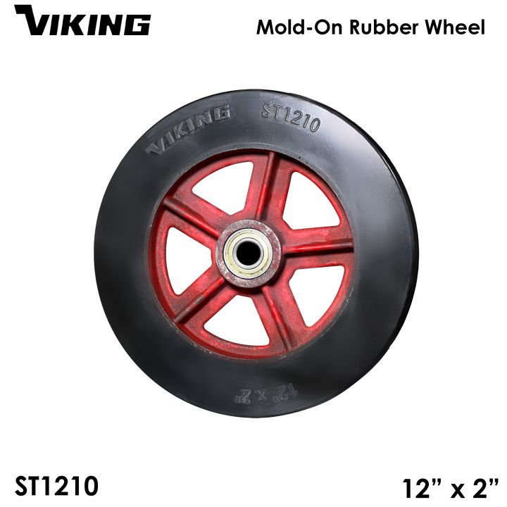 Viking Mold-On Rubber Wheel for Hand truck (Kartilya) 4,5, 6, 8,10, 12 ...