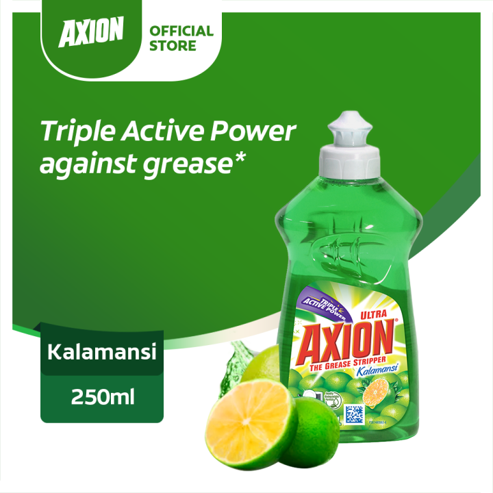 [24 Hour Germ Kill] Axion Anti-bacterial Dishwashing Liquid 250mL ...