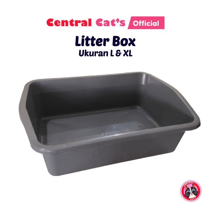 Central Cats Litter Box Kucing - Bak Pasir Kucing | Lazada Indonesia