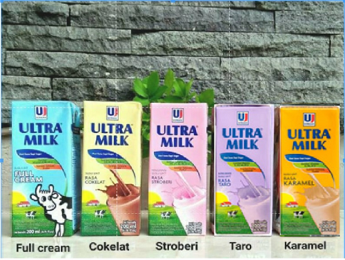 Susu Ultra Milk UHT 200ml / Ultramilk 200ml [KARTON - isi 24 pcs ...