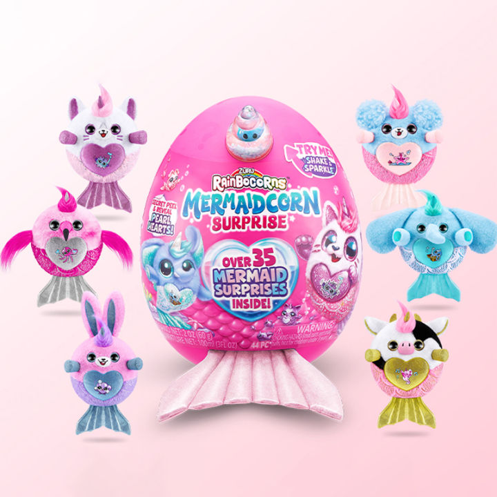 ZURU Rainbocorns Mermaidcorn Series 7 Bunny Unicorn Magic Surprises Egg ...
