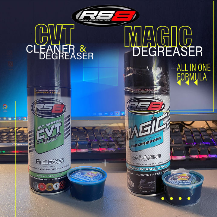 RS8 CVT Cleaner & Degreaser Jet Spray | Lazada PH