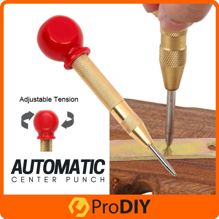 Centre Punch 5 Automatic Center Punches - Spring Loaded Metal Drill ...