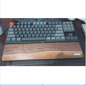 Wood Wrist Rest For Keyboard Sandaran Tangan Keyboard Kayu | Lazada ...