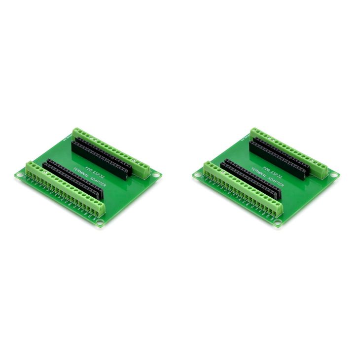 Xvcz 2x Esp32 Breakout Board Esp32 Expansion Board Gpio 1 Into 2 For 38 Pins Esp32s Esp32 Esp