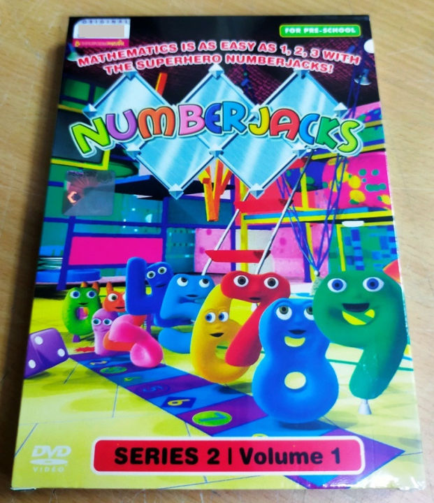 Numberjacks Series 2 Vol.1 DVD Pre-School Children TV Series Age 2-5 ...