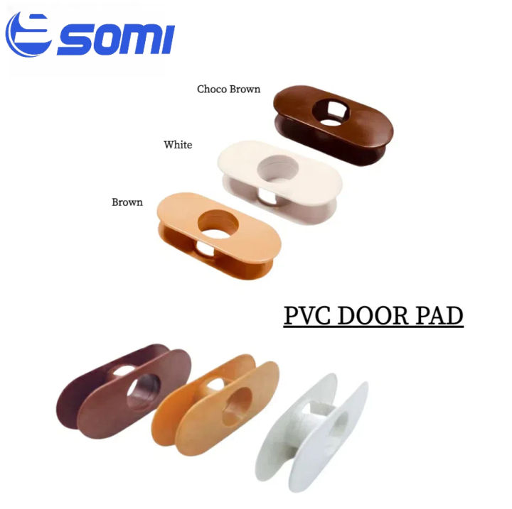 PVC Plastic Door Pad Perotector / Doorknob Holder /Door Guard White ...