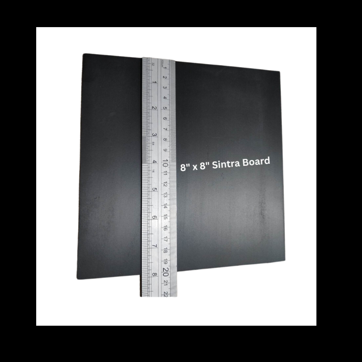 SINTRA BOARD 8x8 RIGID BLACK 5MM 5PCS/SET ORIGINAL SINTRABOARD PVC ...