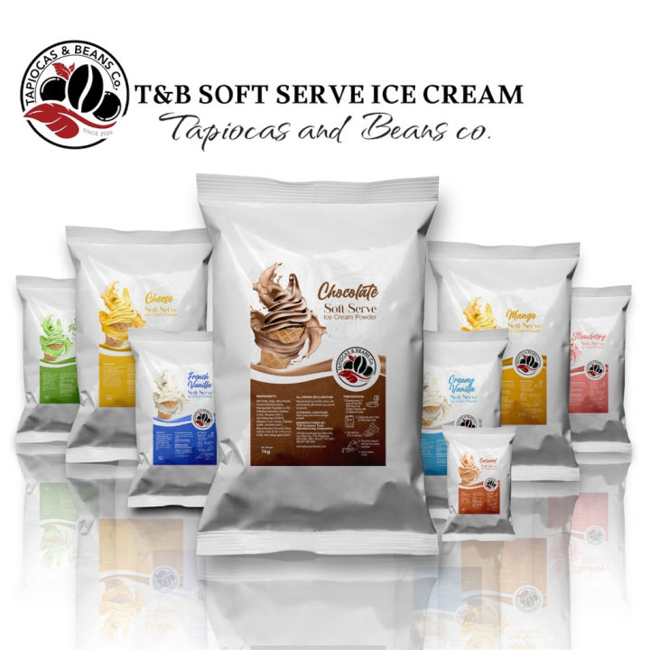 T&B Soft Serve Ice Cream mixes | Tapiocas and Beans | Lazada PH