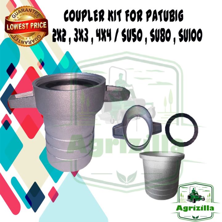 COUPLER KIT FOR PATUBIG / WATER PUMP - 2 , 3 , 4 INCHES / 2X2 , 3X3 ...