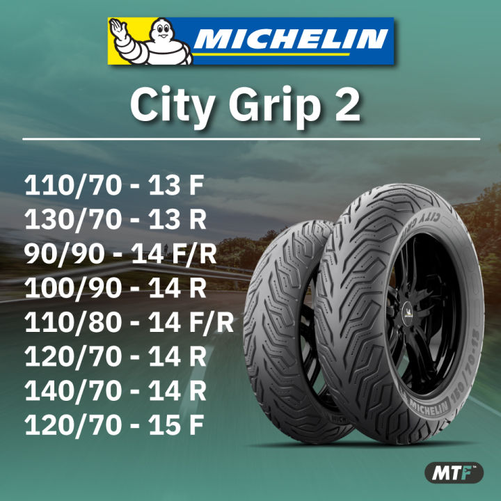 Michelin ยางนอกรถมอเตอร์ไซค์ Scooter รุ่น City Grip 2 | Lazada.co.th