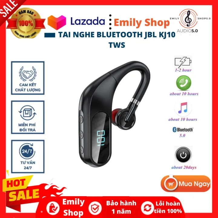 TAI NGHE BLUETOOTH JBL KJ10 TWS _ Tai nghe không dây. Thiết kế sang trọng, tiện lợi khi mang ...