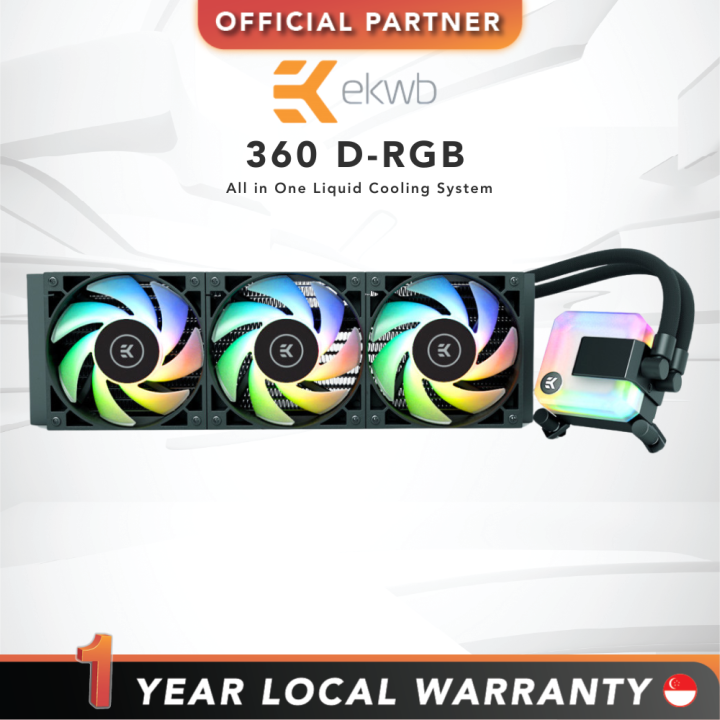 [FREE NEXT DAY] EKWB 360 D-RGB | All in One Liquid Cooling System ...
