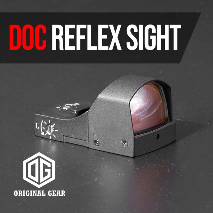Tactical Red Dot Doc Sight II Plus Relfex 3.5 MOA Compact Red Dot ...