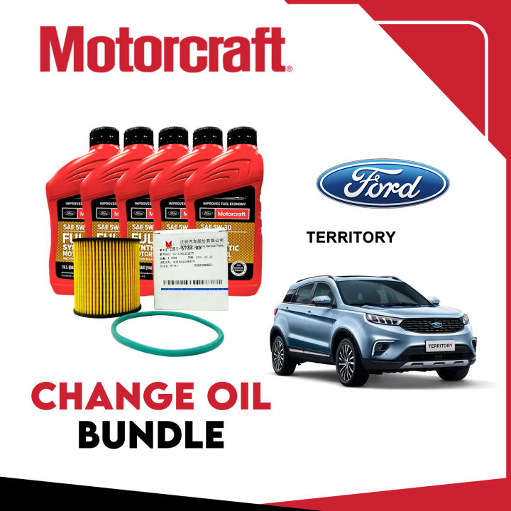 Motorcraft Change Oil Bundle for Ford Territory 2018-2022 1st Gen ...