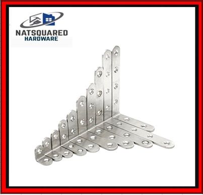 3mm Thick Corner brace Stainless Steel Shelf Bracket with Screws (Sold ...