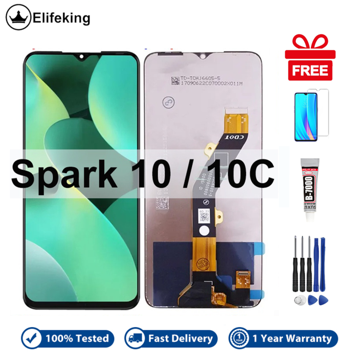 High Quality LCD For Tecno Spark 10 10C 5G KI5k Display Touch Screen Digitizer Assembly ...