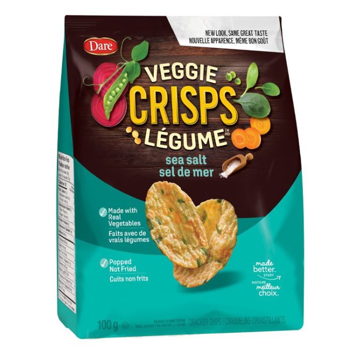 Dare Veggie Crisps Legume - SEA SALT FLAVOUR (100g) | Lazada PH