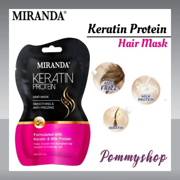 Miranda Keratin Protein Hair Mask 30gr | Lazada Indonesia