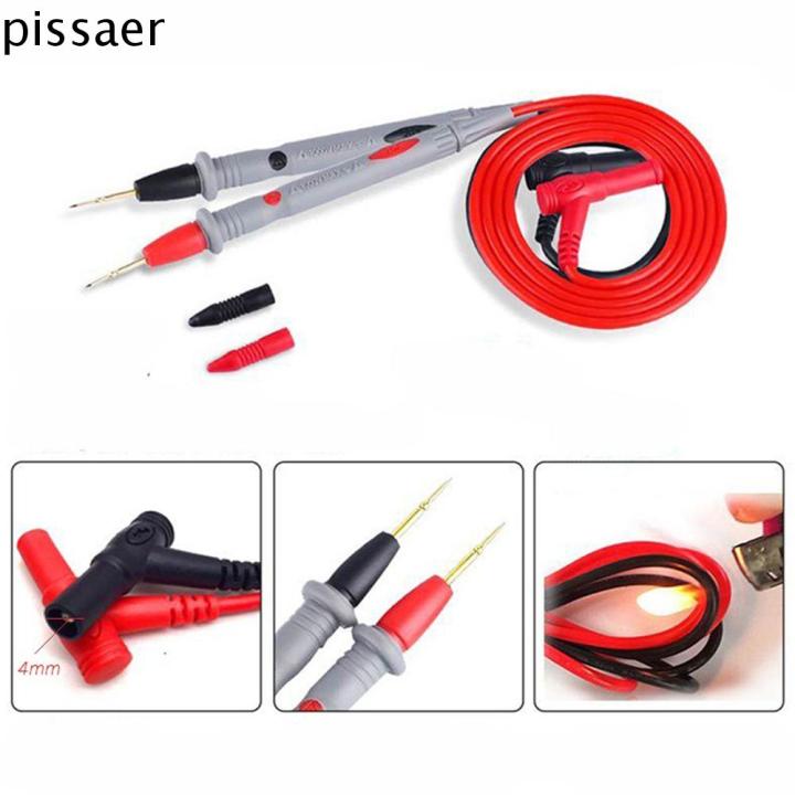 PISSAER 1000V Pin Cable Tip Digital Multimeter Probe Wire Pen Tester ...
