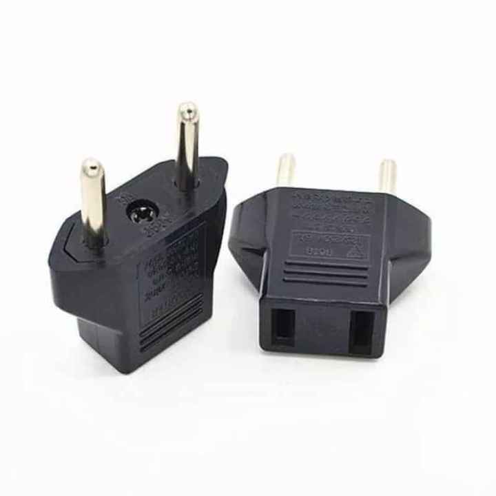 Adapter konverter Travel US to UE Europa colokan listrik Plugs Charger ...