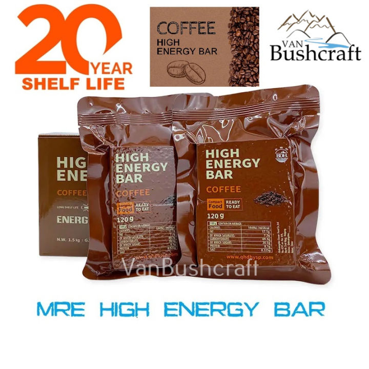 MRE High Energy Bar Biscuit 20 Years Shelf Life Emergency Food Rations ...