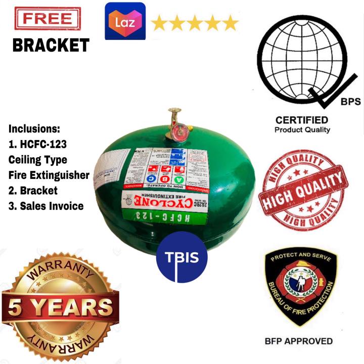 Fire Extinguisher HCFC 20lbs Cyclone HCFC 20lbs 20 lbs Green mounted ...
