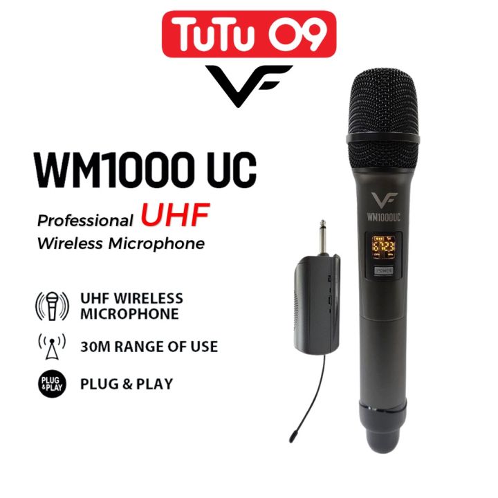 Vinnfier VF WM1000 UC Professional UHF Wireless Microphone with ...