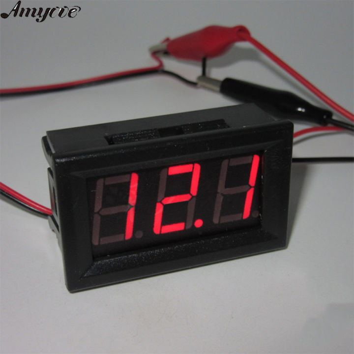 Amyove 0.56 Inch 2-wire Voltage Meter Head LED Digital Voltmeter with ...