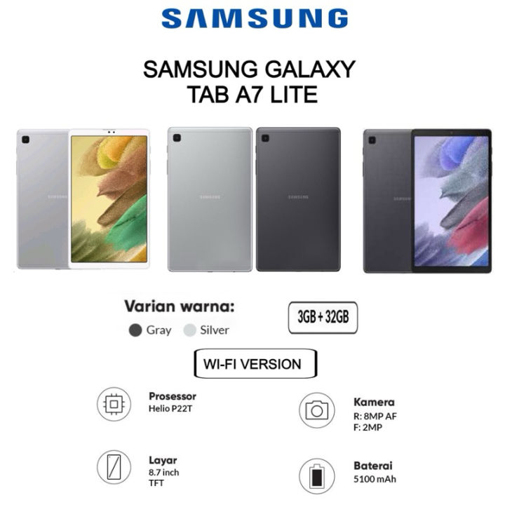 Samsung A7 Lite T220 WIFI Only Tablet | Lazada