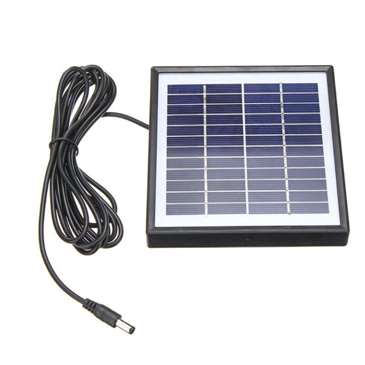 PEANUTAU Portable Camping Solar System 5W 12V Generator Polysilicon ...