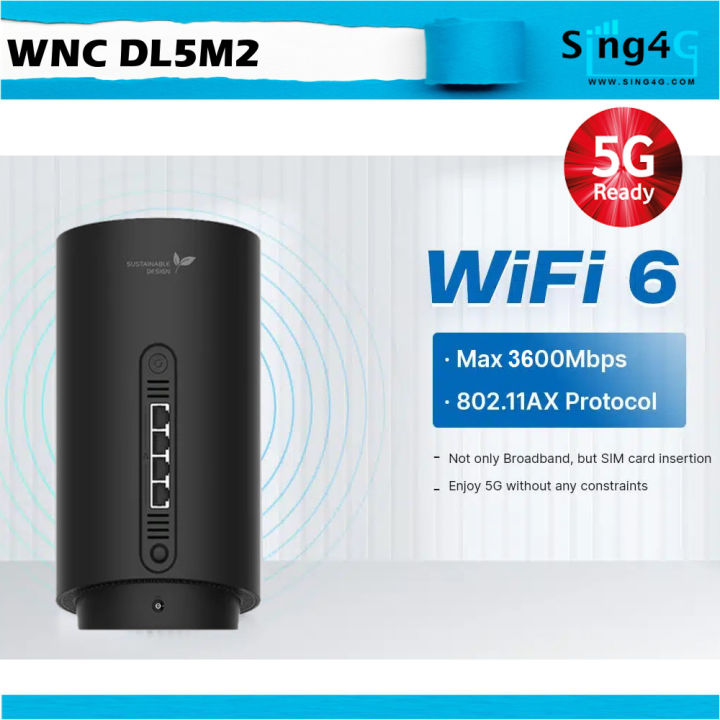 5G 4.6Gbps ULTRA FAST ROUTER DL5M2 WIFI 6 4LAN AX3600 High End Model ...