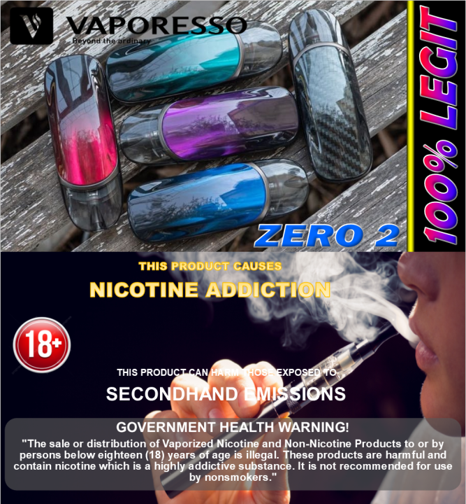 Vaporesso Zero 2 Pod System Kit 800mAh | Lazada PH