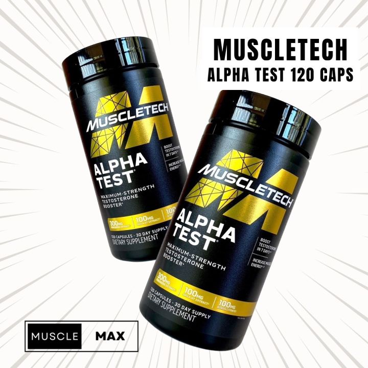 Muscletech Alpha Test 120 , 240 capsules | Lazada.co.th