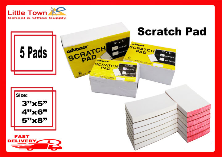 5Pads Scratch Pad paper | Lazada PH