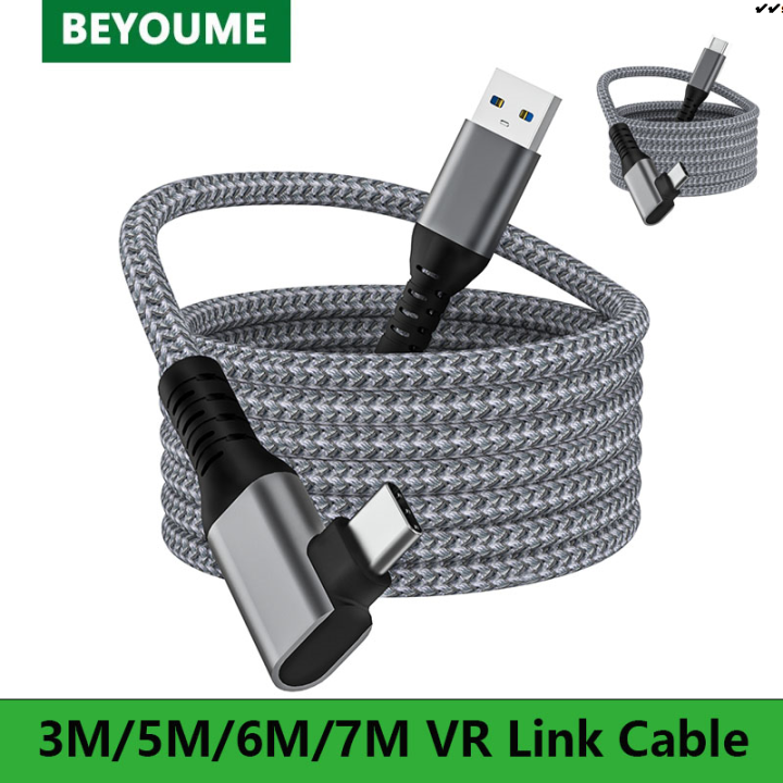 D 3m/5m/6m/7m USB A Type C To Type C Link Cable For Oculus Quest 2 ...