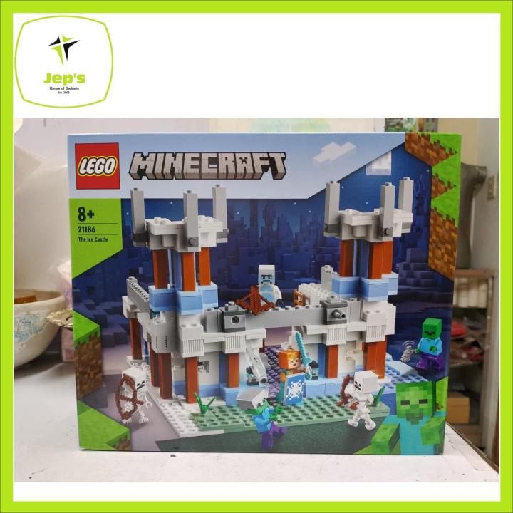 Lego Minecraft 21186 The Ice Castle (2022) | Lazada PH