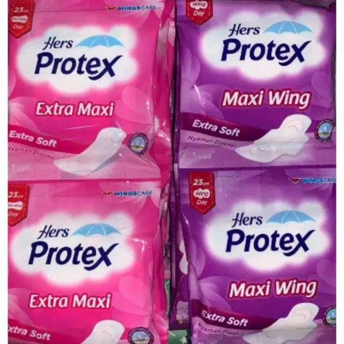Hers Protex Pembalut Wanita Maxi & Wings | Lazada Indonesia