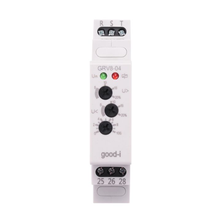 GRV8-04 M460 3-Phase Voltage Monitoring Relay Phase Sequence Phase ...