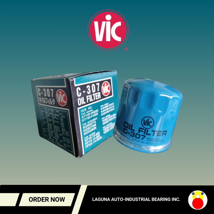 VIC Oil Filter C-307 for Mitsubishi Galant / Honda Civic ESI / Kia ...