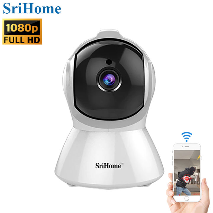 SriHome SH025 CCTV Indoor Wireless WiFi Home Security Camera – 1080P ...