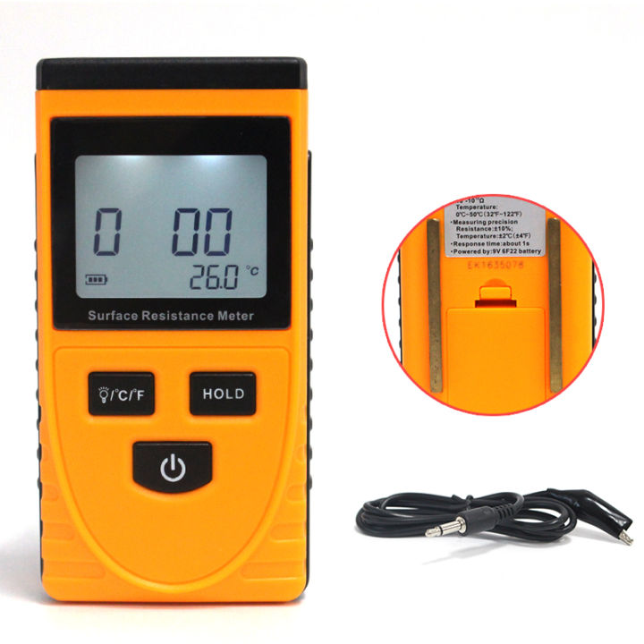 Resistance Meter Handheld Earth Resistance Meter Measuring Instrument ...